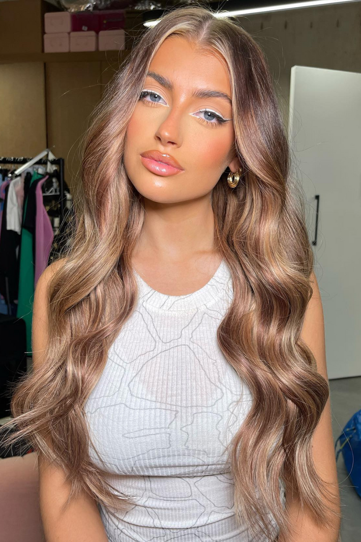 Luxury Gold 22" 5 Piece Human Hair Extensions – Lullabellz